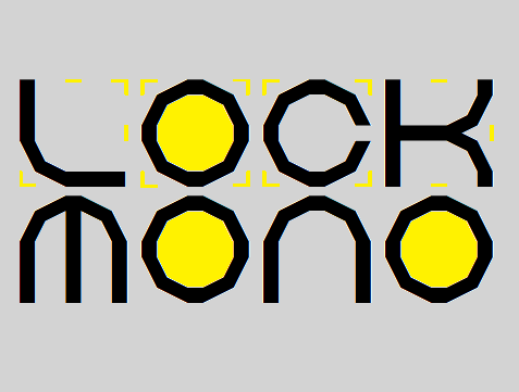 LOCK mono | FontStruct